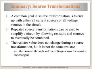 Basic Electric Circuits Session 11C | PPTX | Computer Networking ...