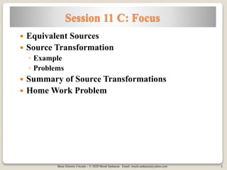 Basic Electric Circuits Session 11C | PPTX | Computer Networking | Computing
