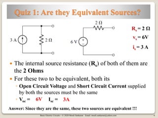 Basic Electric Circuits Session 11C | PPTX | Computer Networking | Computing