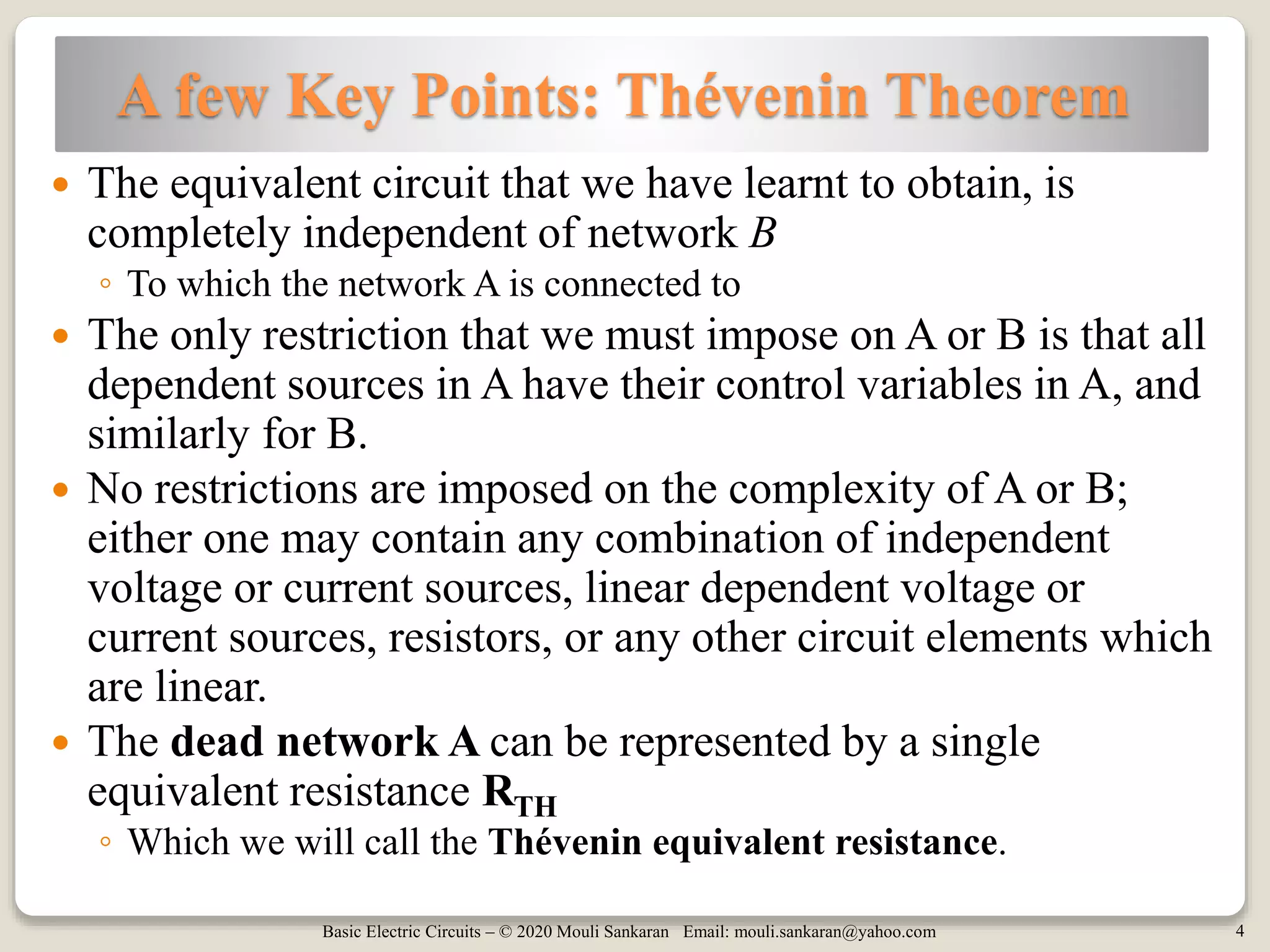 Basic Electric Circuits Session 12C | PPT