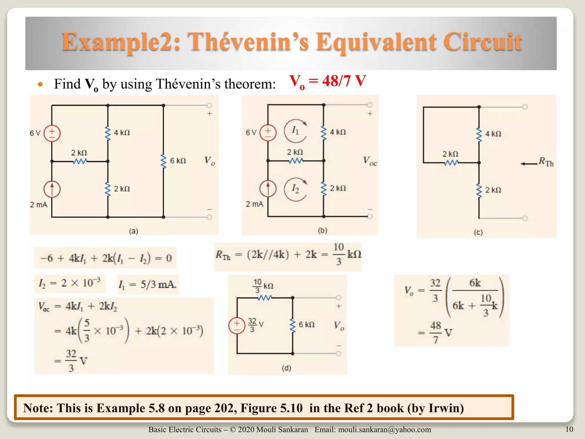 Basic Electric Circuits Session 12D | PPTX