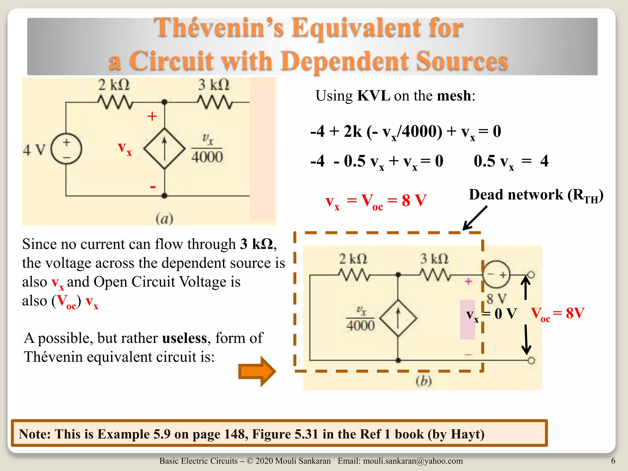Basic Electric Circuits Session 12D | PPTX