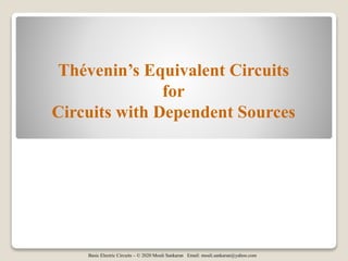 Basic Electric Circuits Session 12D | PPTX