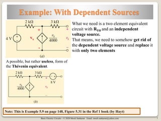 Basic Electric Circuits Session 12D | PPTX