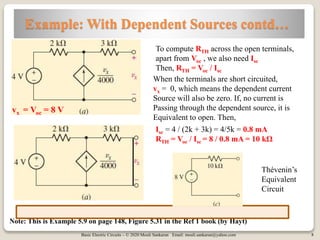Basic Electric Circuits Session 12D | PPTX