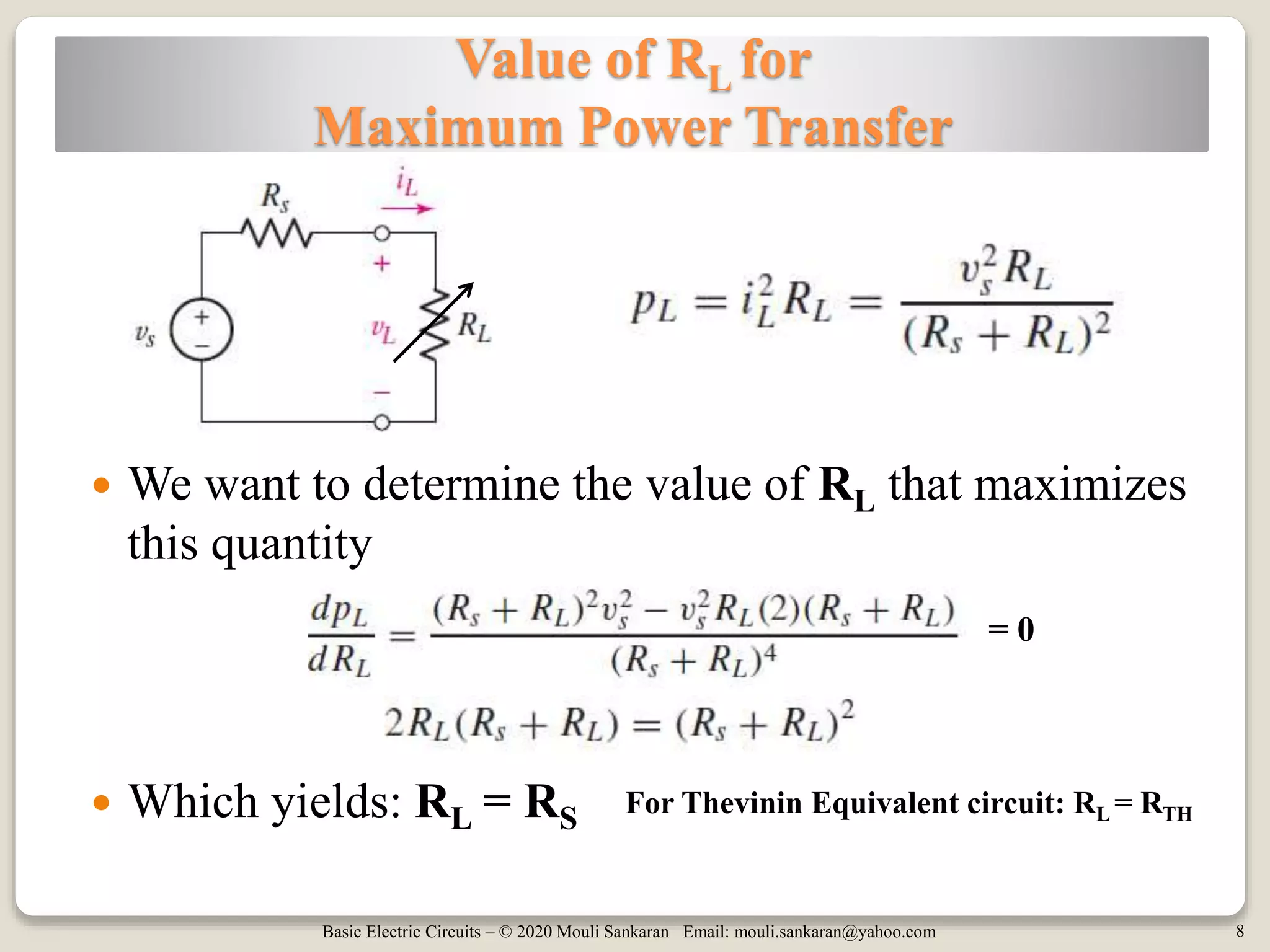 Basic Electric Circuits Session 13 | PPT