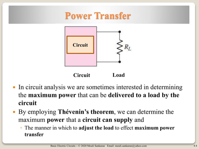 Basic Electric Circuits Session 13 | PPT