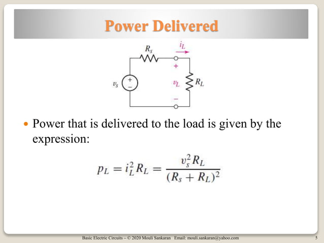 Basic Electric Circuits Session 13 | PPT