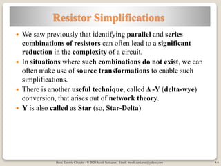 Basic Electric Circuits Session 14A | PPTX