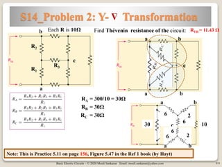 Basic Electric Circuits Session 14B | PPTX