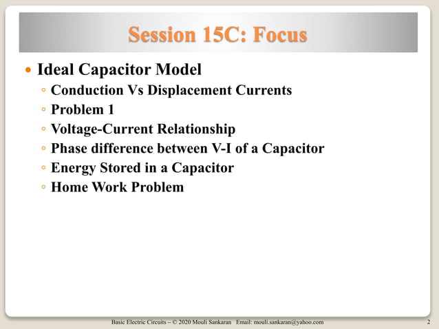 Basic Electric Circuits Session 15C | PPT