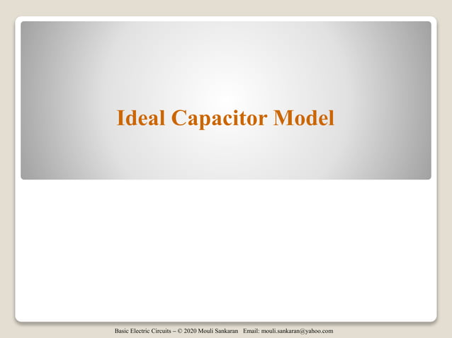 Basic Electric Circuits Session 15C | PPT