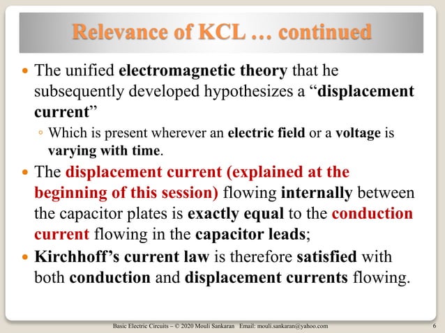 Basic Electric Circuits Session 15C | PPT