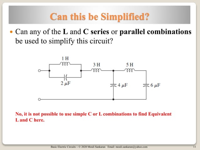 Basic Electric Circuits Session 16D | PPT