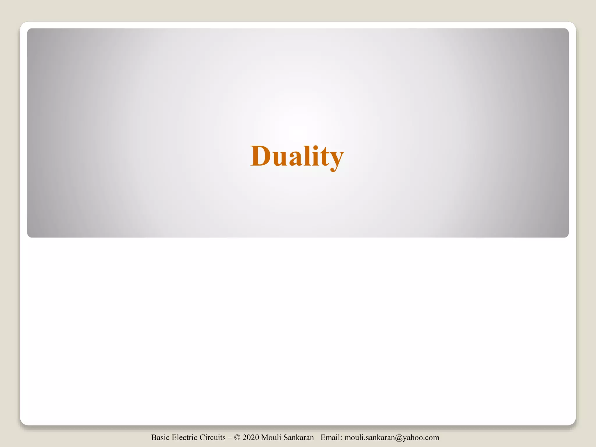 Basic Electric Circuits Session 16F | PPT