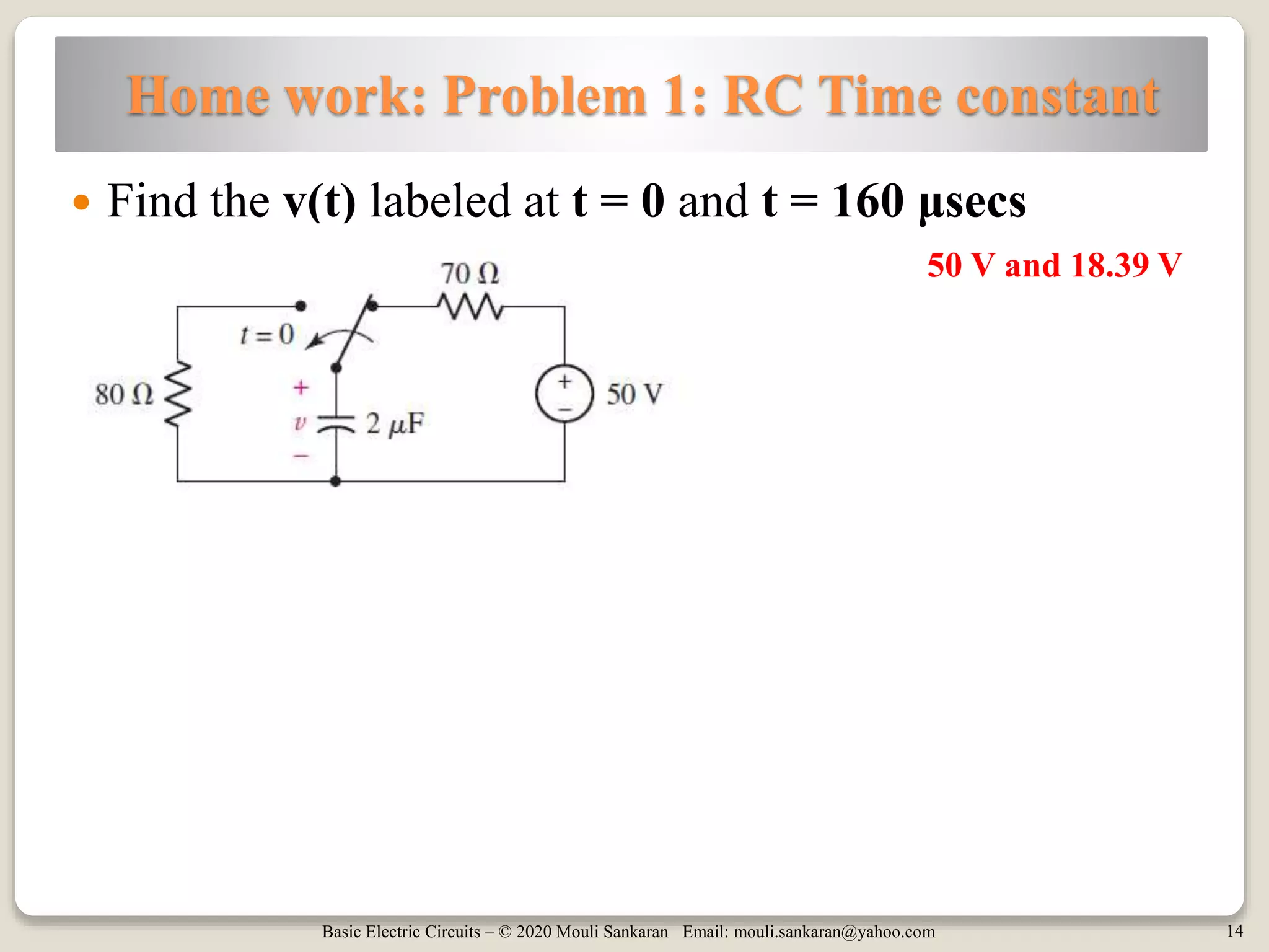Basic Electric Circuits Session 18 | PPT
