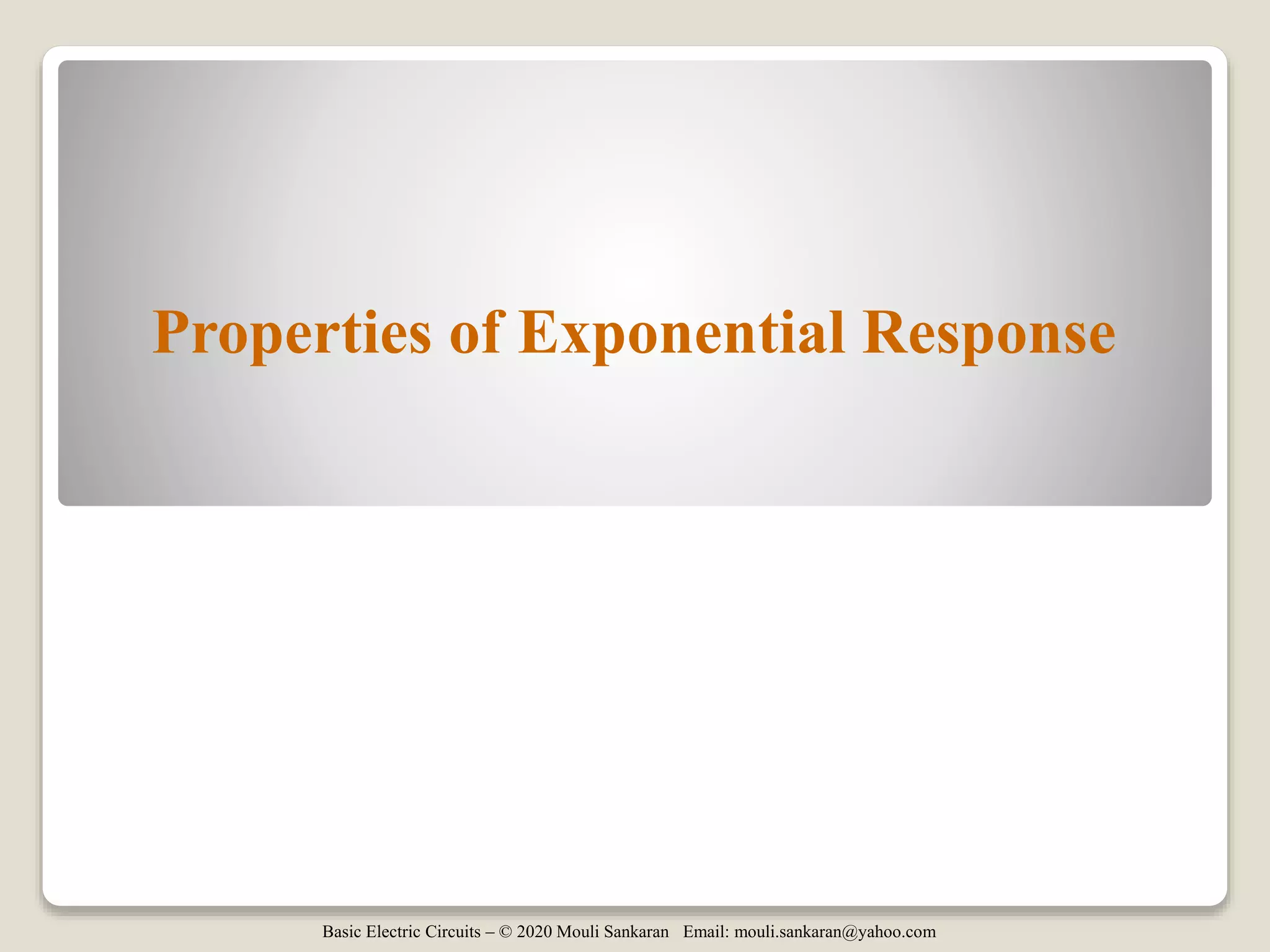 Basic Electric Circuits Session 18 | PPT