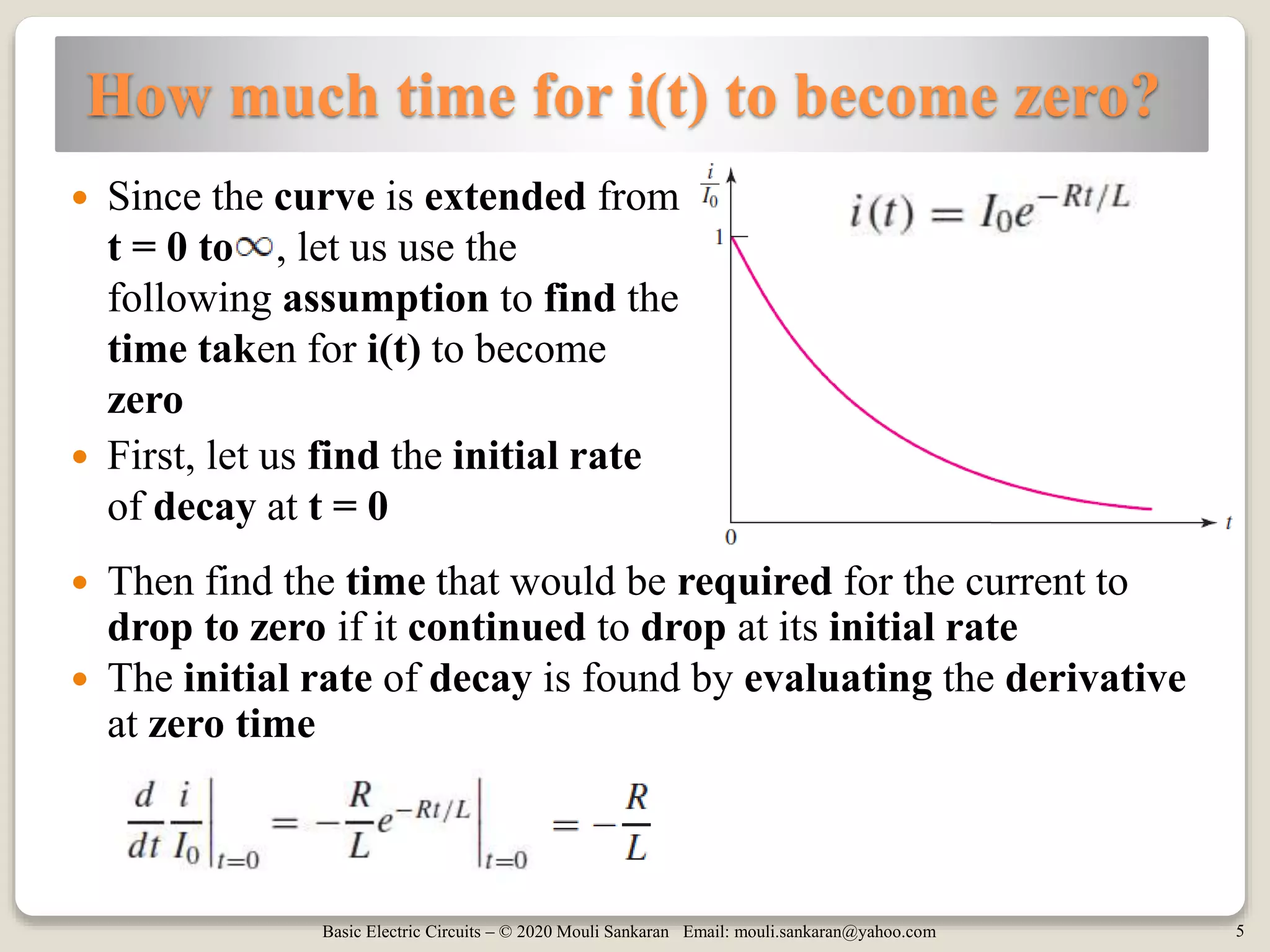 Basic Electric Circuits Session 18 | PPT