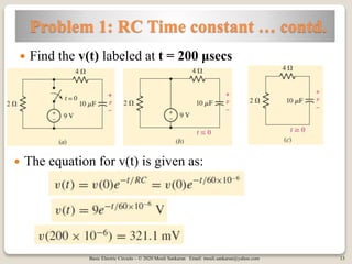 Basic Electric Circuits Session 18 | PPT