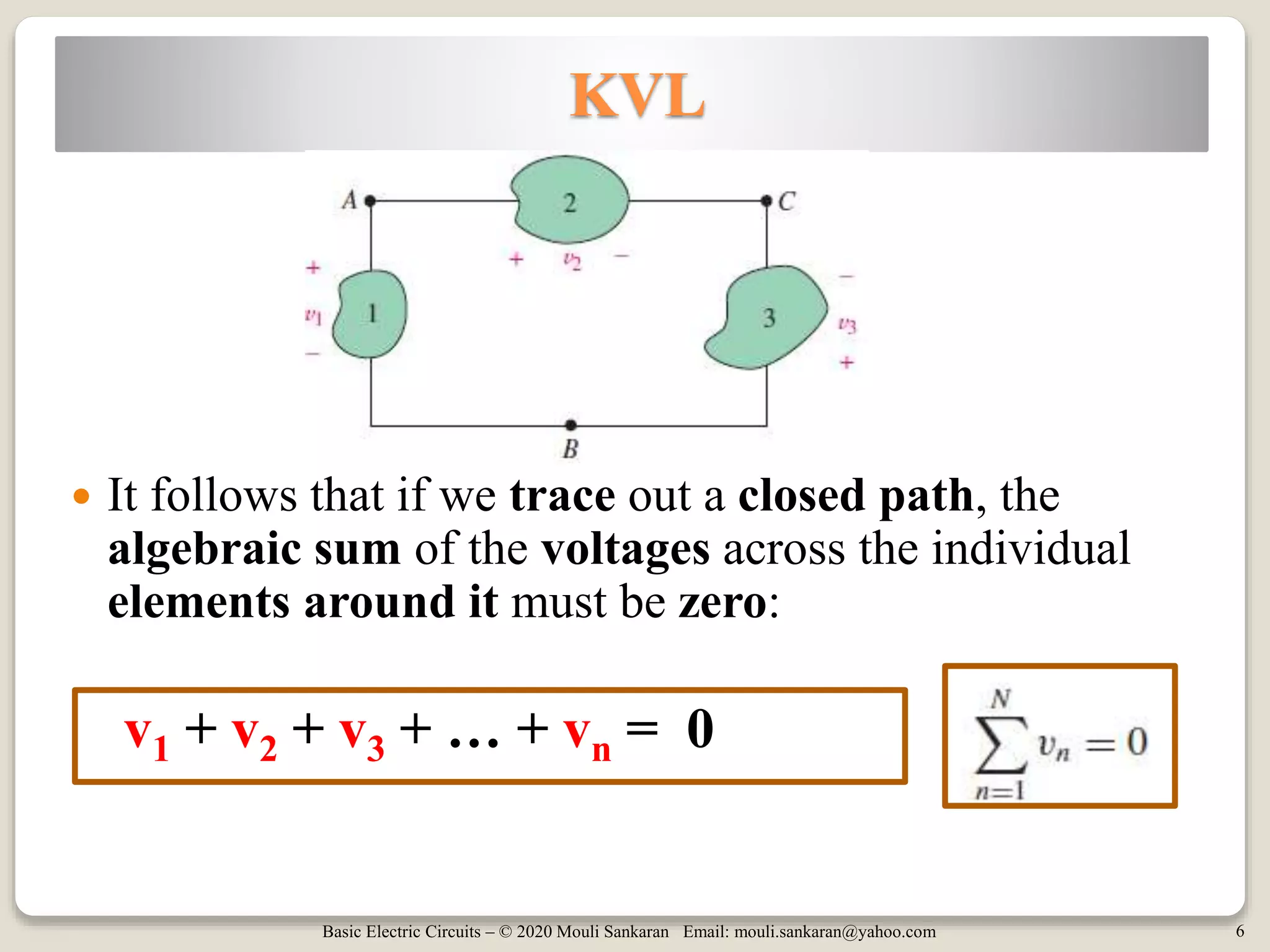 Basic Electric Circuits Session 5 | PPT