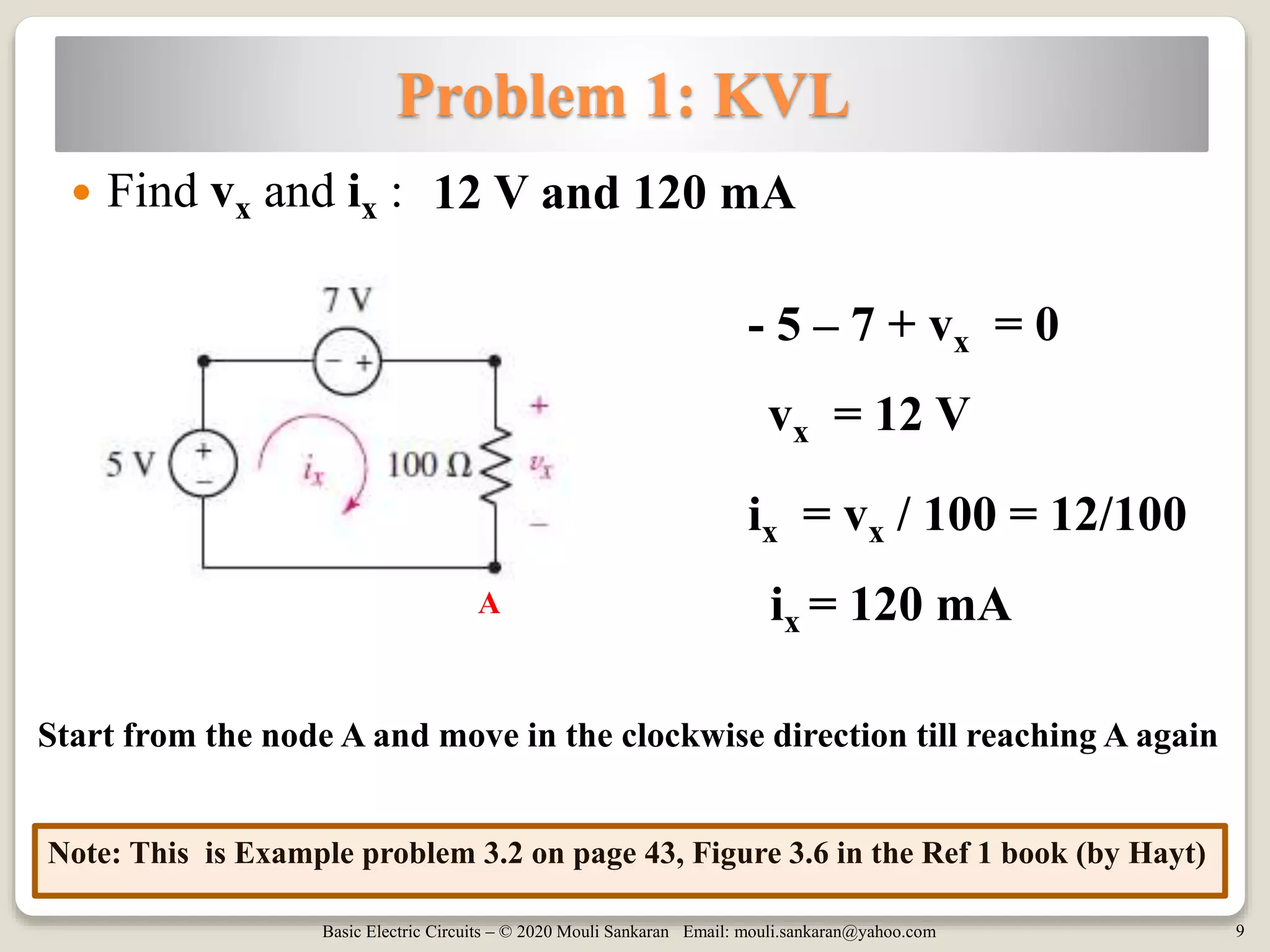 Basic Electric Circuits Session 5 | PPT