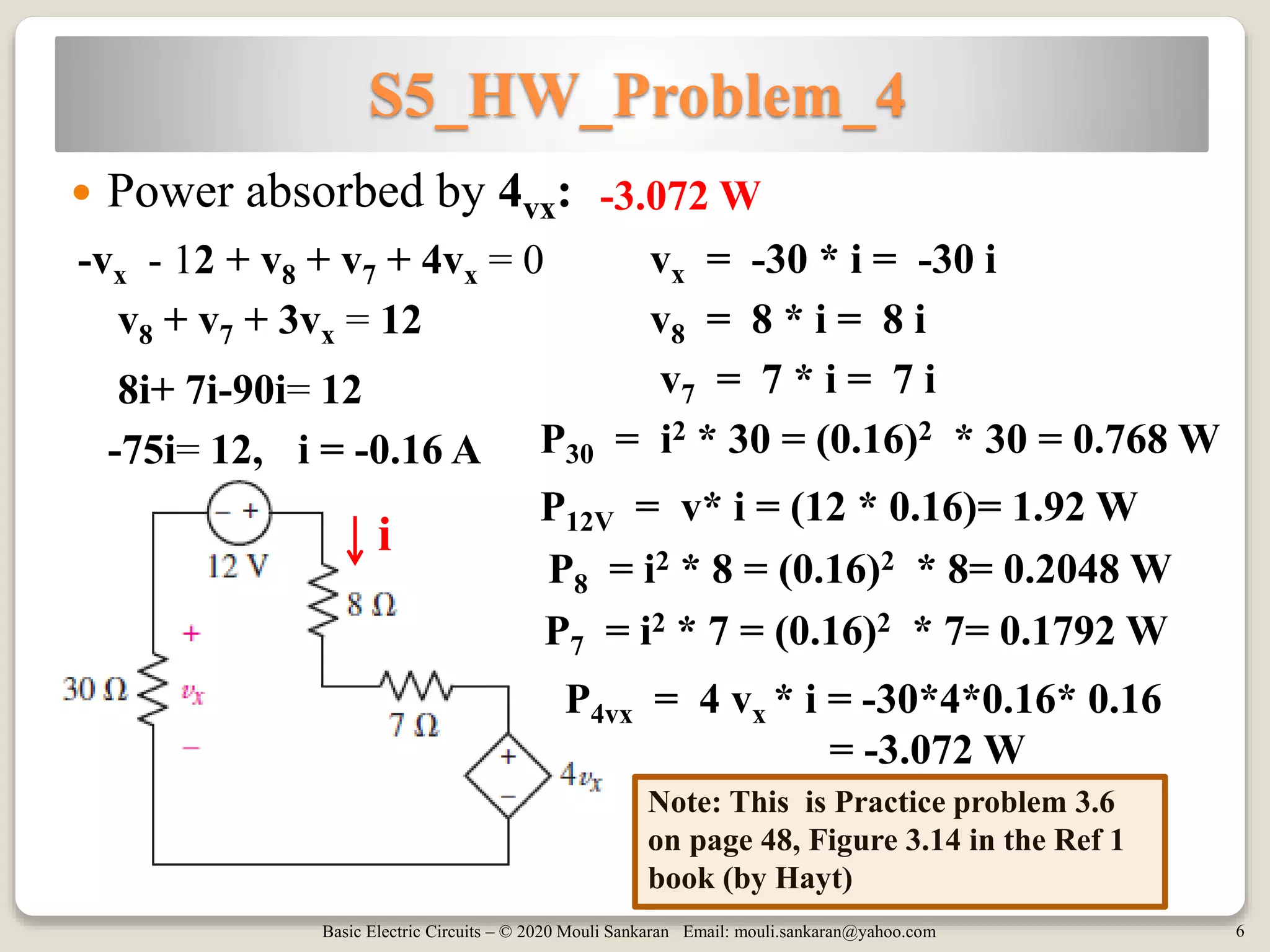 Basic Electric Circuits Session 5 Homework problems | PPT | Free Download
