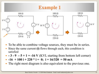 Basic Electric Circuits Session 6 | PPT