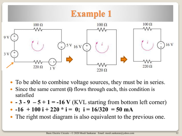Basic Electric Circuits Session 6 | PPT