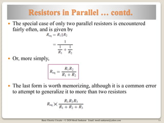 Basic Electric Circuits Session 7 | PPT