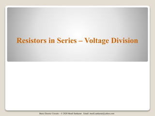 Basic Electric Circuits Session 7 | PPT