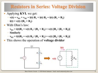 Basic Electric Circuits Session 7 | PPT