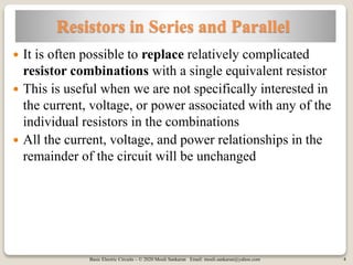 Basic Electric Circuits Session 7 | PPT