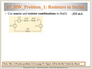Basic Electric Circuits Session 7 | PPT