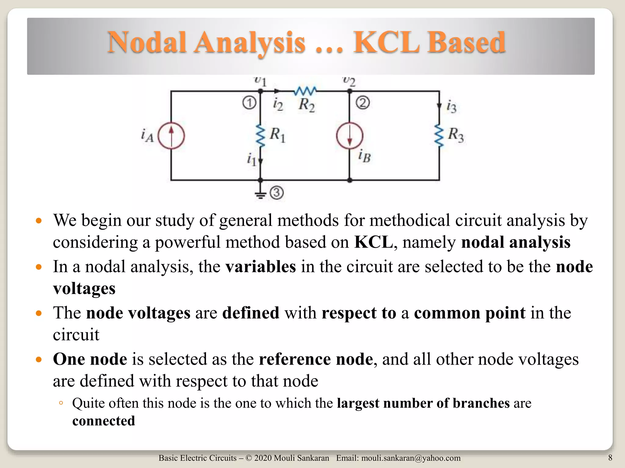 Basic Electric Circuits Session 8A | PPT