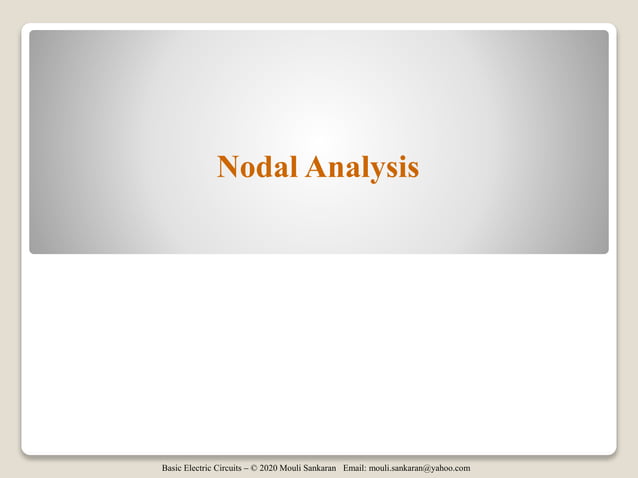 Basic Electric Circuits Session 8A | PPT