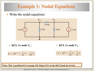 Basic Electric Circuits Session 8B | PPT
