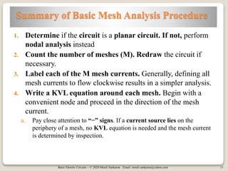 Basic Electric Circuits Session 9B | PPTX