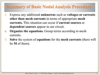 Basic Electric Circuits Session 9B | PPTX