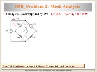 Basic Electric Circuits Session 9B | PPTX