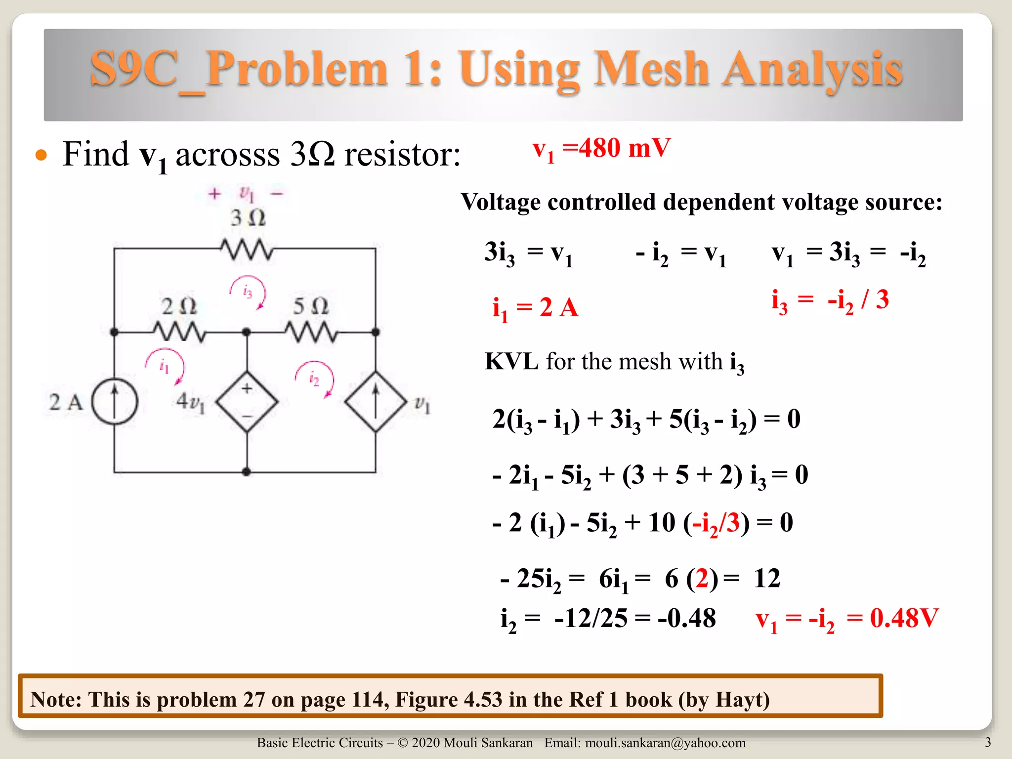Basic Electric Circuits Session 9C | PPTX