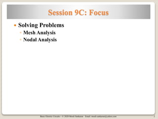 Basic Electric Circuits Session 9C | PPTX
