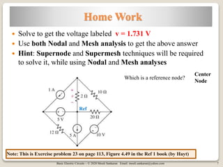 Basic Electric Circuits Session 9C | PPTX