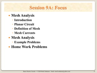 Basic Electric Circuits Course | PPTX