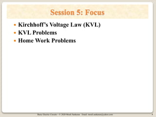 Basic Electric Circuits Course | PPTX