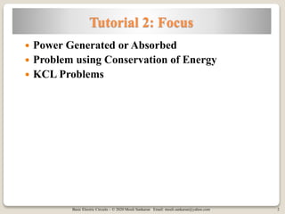 Basic Electric Circuits Tutorial 2 | PPT