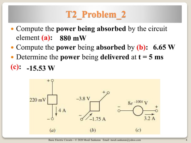Basic Electric Circuits Tutorial 2 | PPT