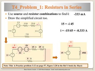 Basic Electric Circuits Tutorial 4 | PPT