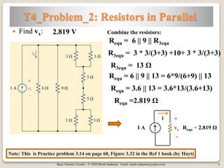Basic Electric Circuits Tutorial 4 | PPT