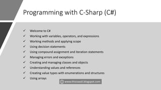 Become a Full Stack Web Developer (.NET) - Thisiswali | PPT