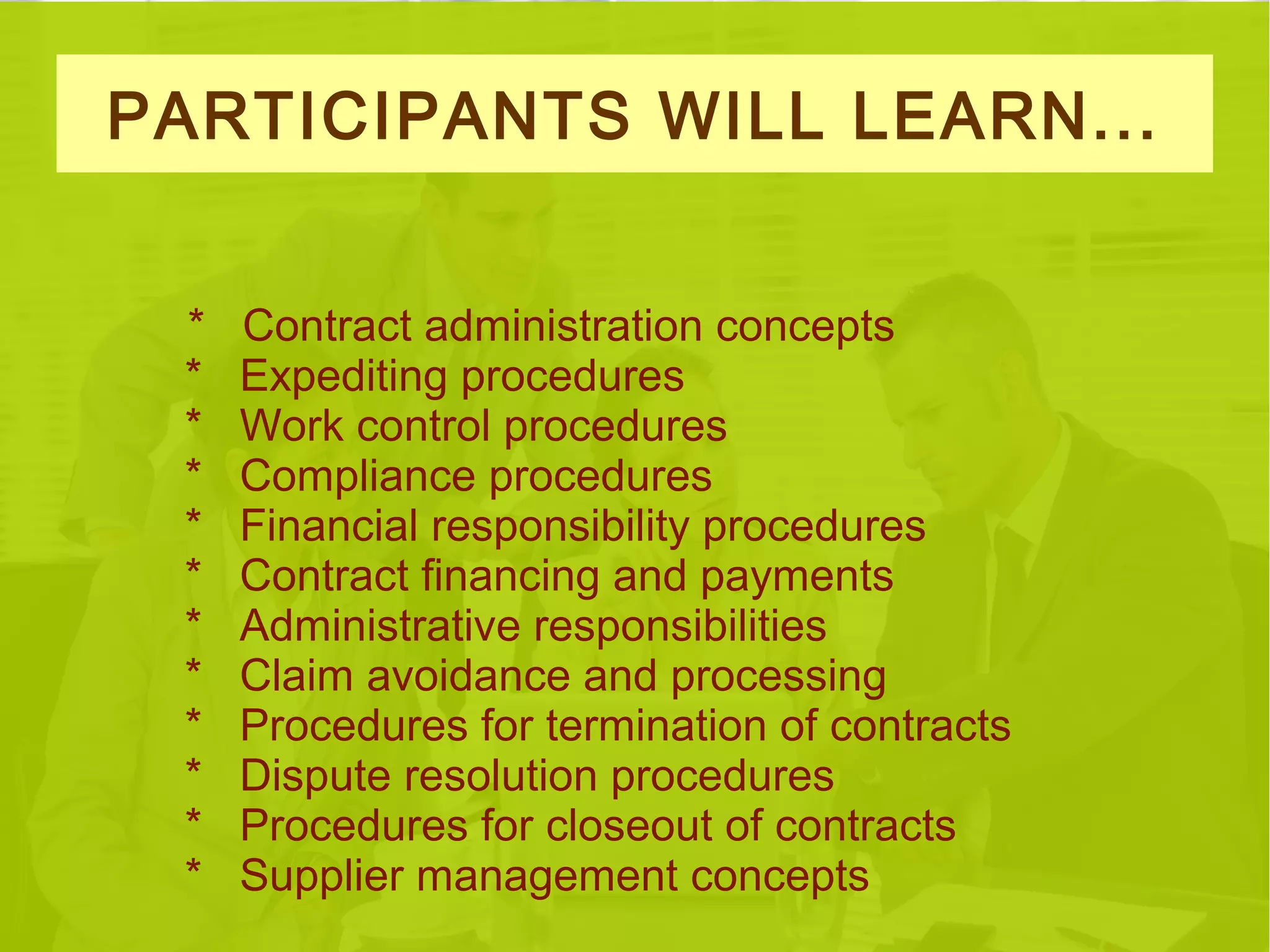 Become a certified contract manager | PPT